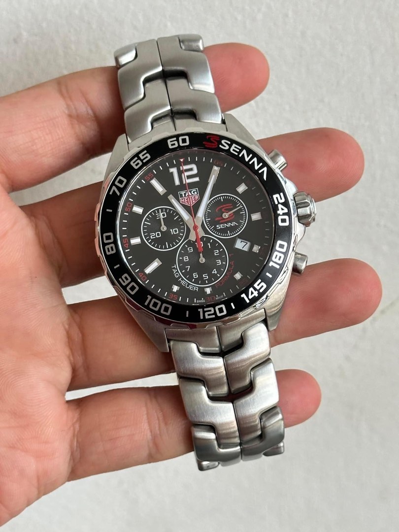 Swiss TAG Formula 1 “Senna” Special Edition Chronograph Quartz Watch ...