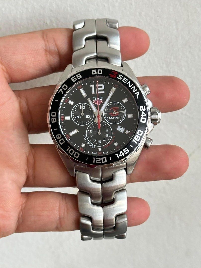 Swiss TAG Formula 1 “Senna” Special Edition Chronograph Quartz Watch ...