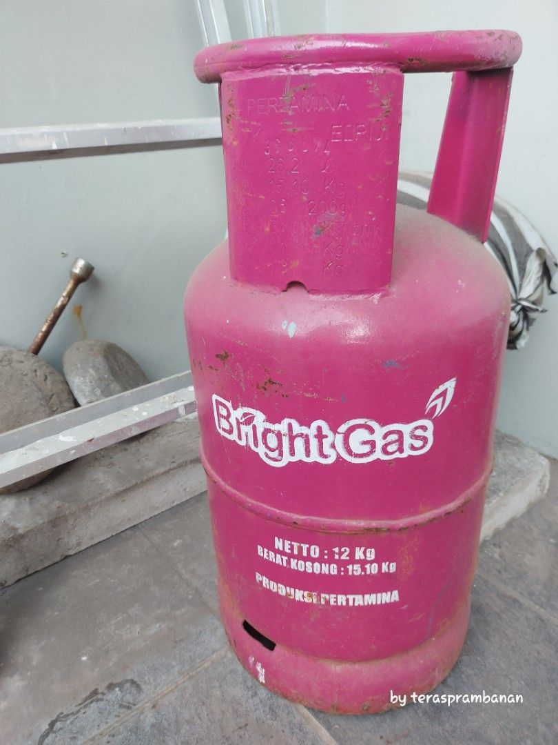 Tabung Bright Gas 12 kg kosong, Kitchen & Appliances di Carousell