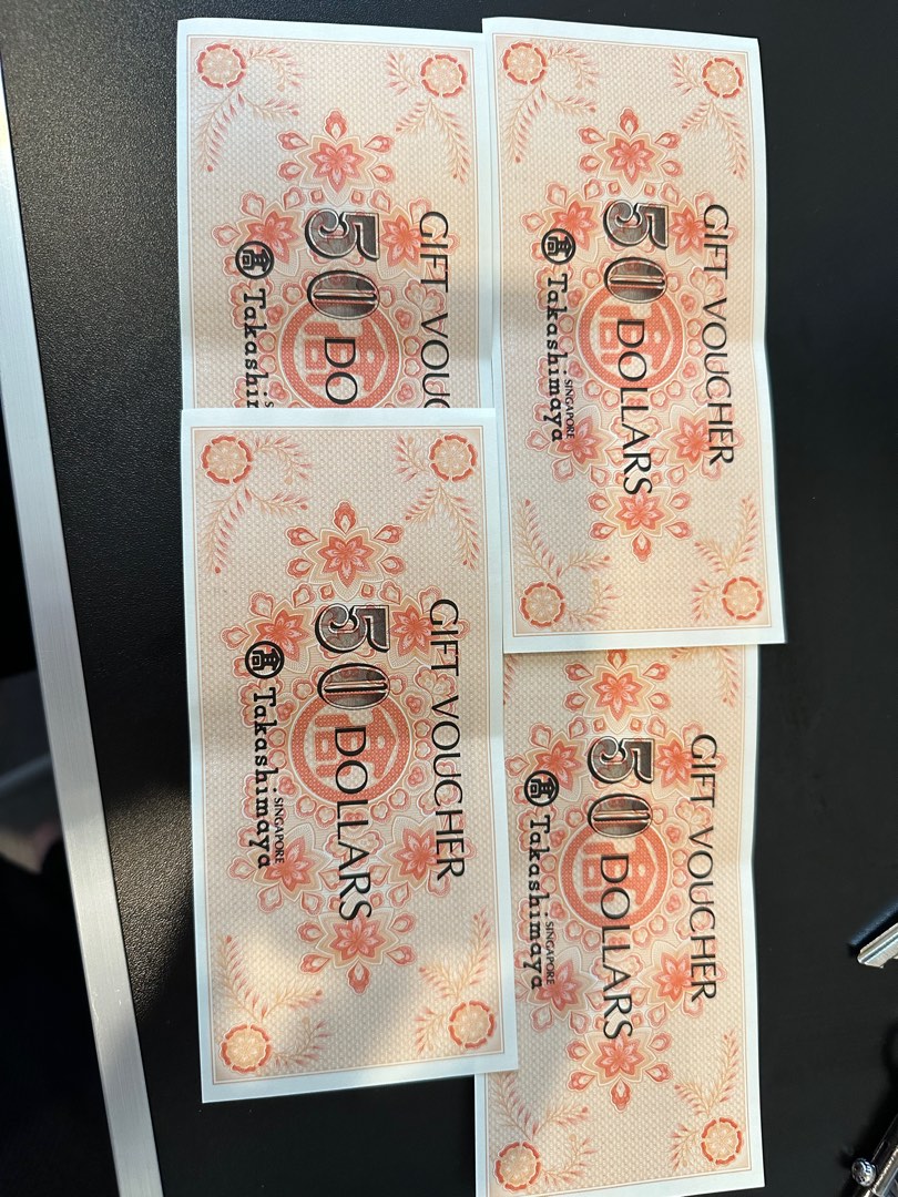 Takashimay voucher, Tickets & Vouchers, Vouchers on Carousell