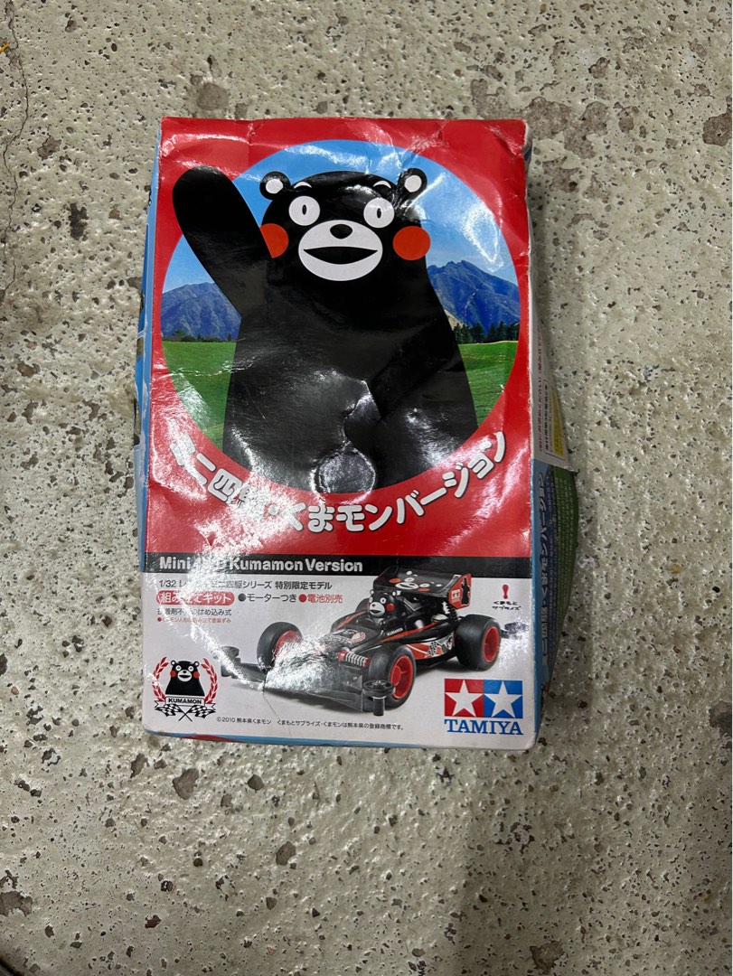 Tamiya 95068 1/32 Mini 4WD Kumamon Version (Super II Chassis), 興趣及遊戲 ...
