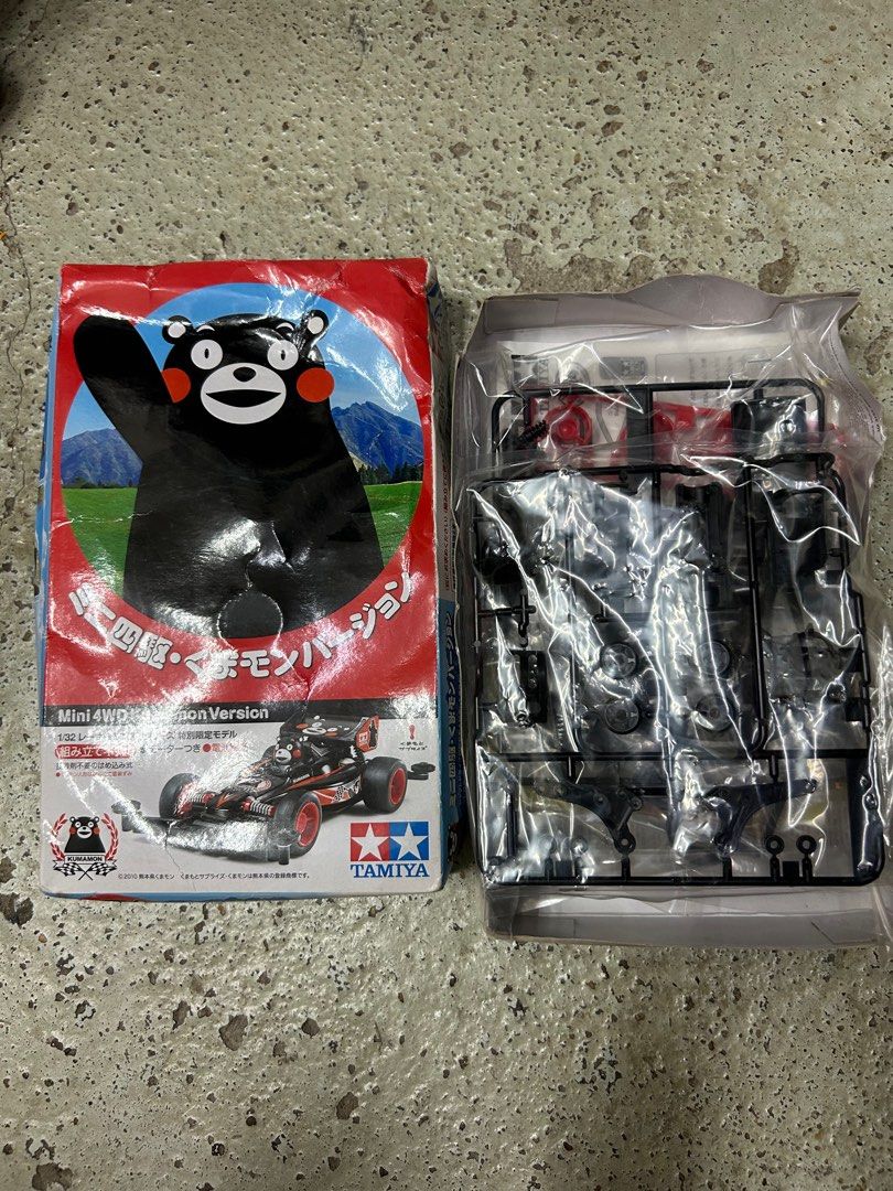 Tamiya 95068 1/32 Mini 4WD Kumamon Version (Super II Chassis), 興趣及遊戲 ...