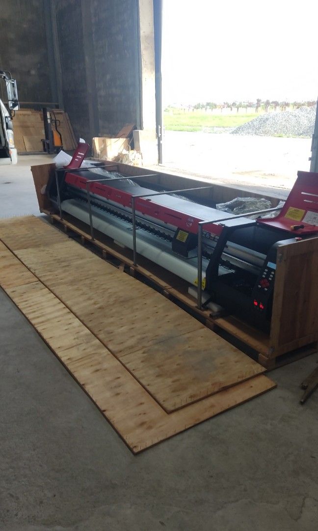 Tarpaulin machine 3.2M dual DX7 print head, Computers & Tech, Printers ...