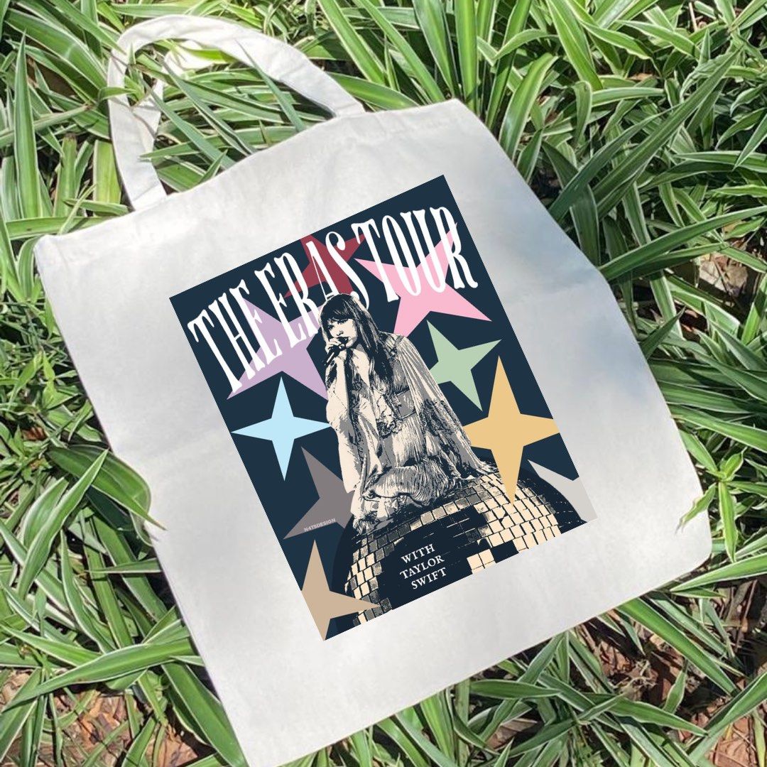 Taylor Swift Tote Bag, Women's Fashion, Bags & Wallets, Tote Bags on ...