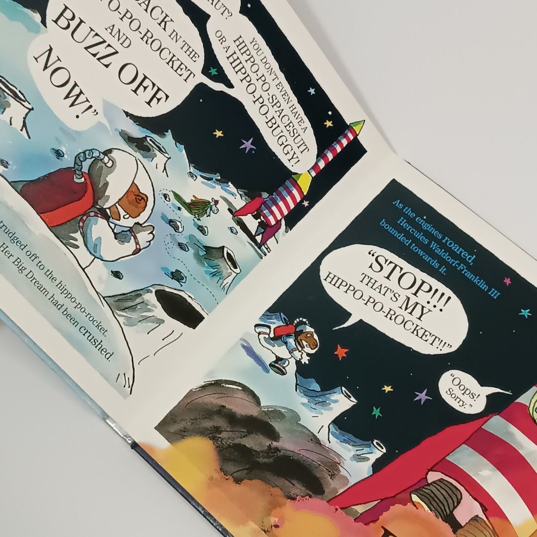 The First Hippo on the Moon (David Walliams), Hobbies & Toys, Books ...