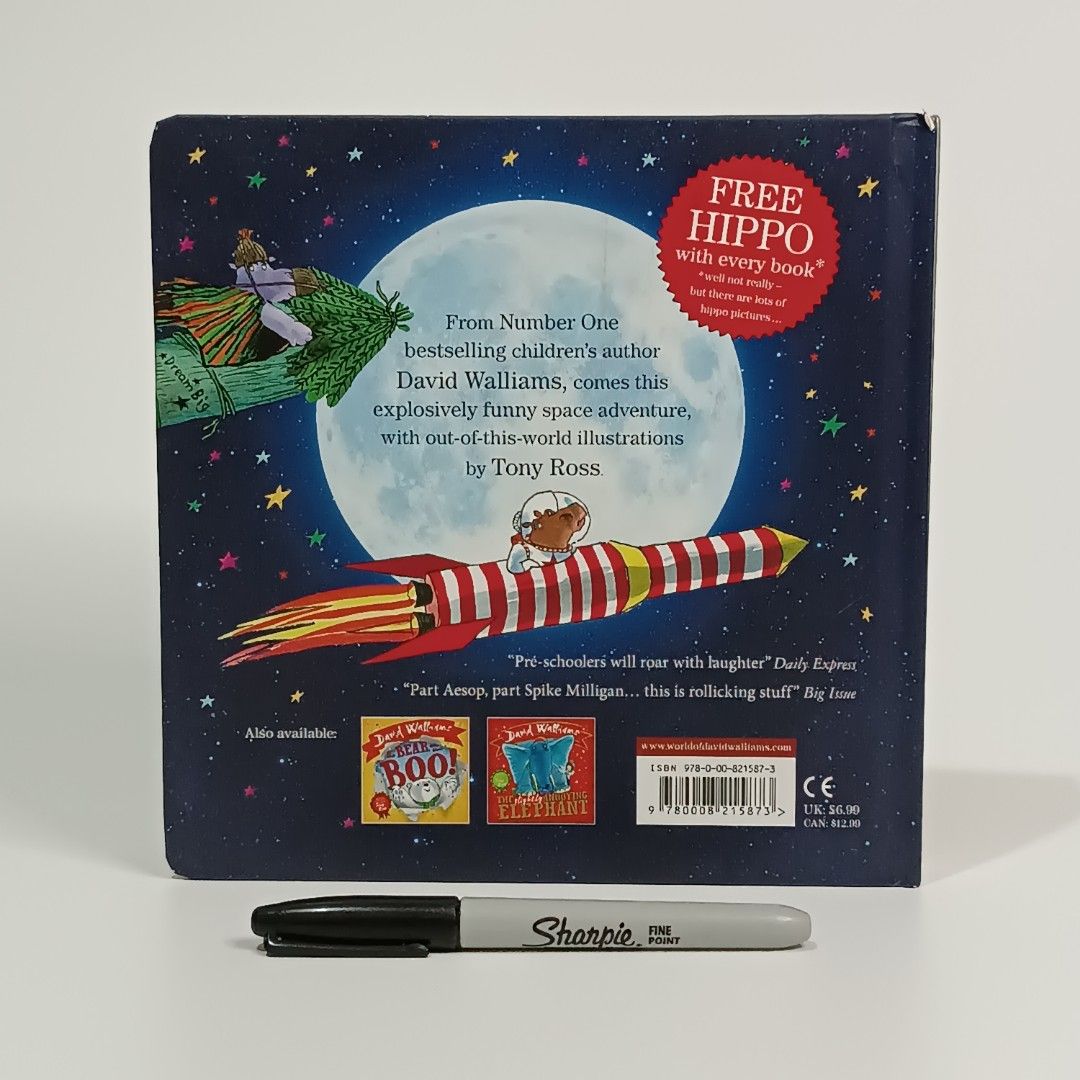The First Hippo on the Moon (David Walliams), Hobbies & Toys, Books ...