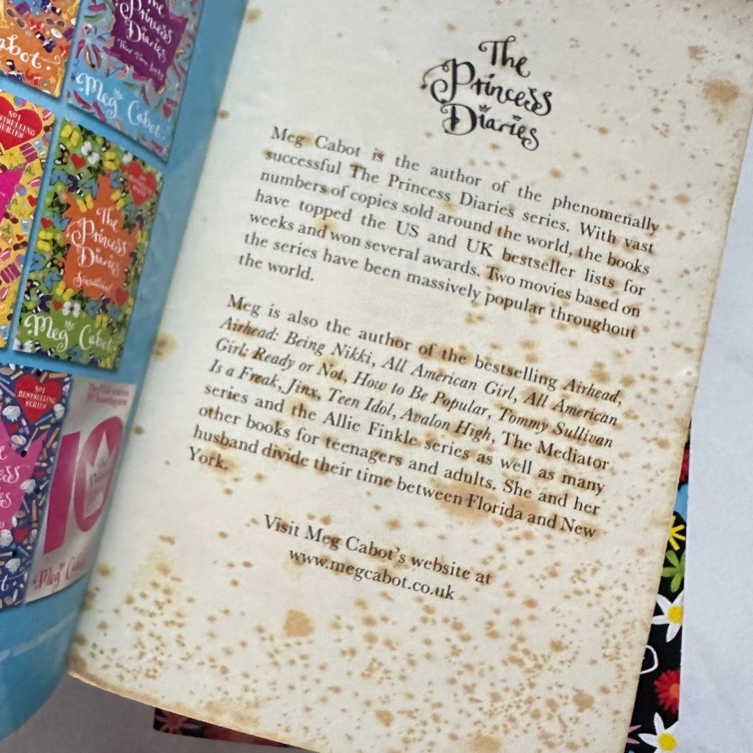 The Princess Diaries Story Books, Hobbies & Toys, Books & Magazines ...