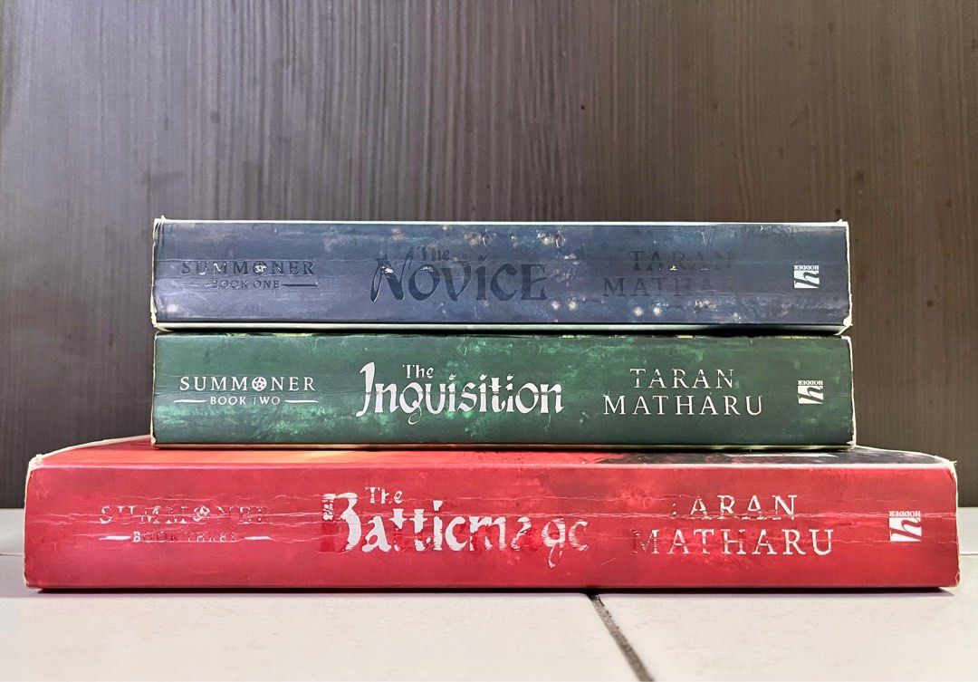 The Summoner Series by Taran Matharu (the novice, the inquisition, the ...