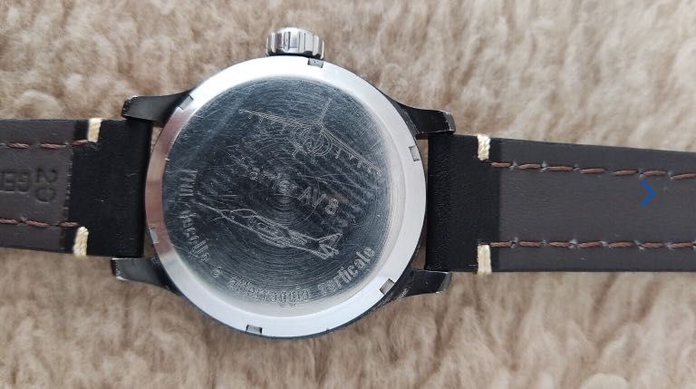 TIERRA CIELO MARE TCM Air First HARRIER AV8 AUTOMATIC Black PVD 42mm ...