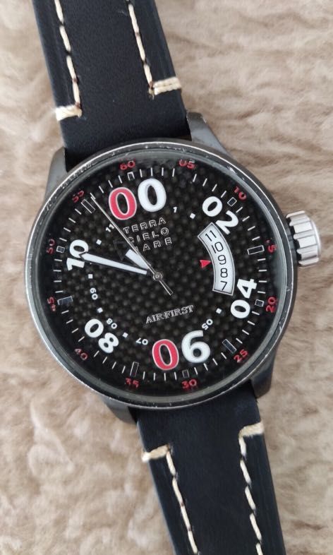 TIERRA CIELO MARE TCM Air First HARRIER AV8 AUTOMATIC Black PVD 42mm ...
