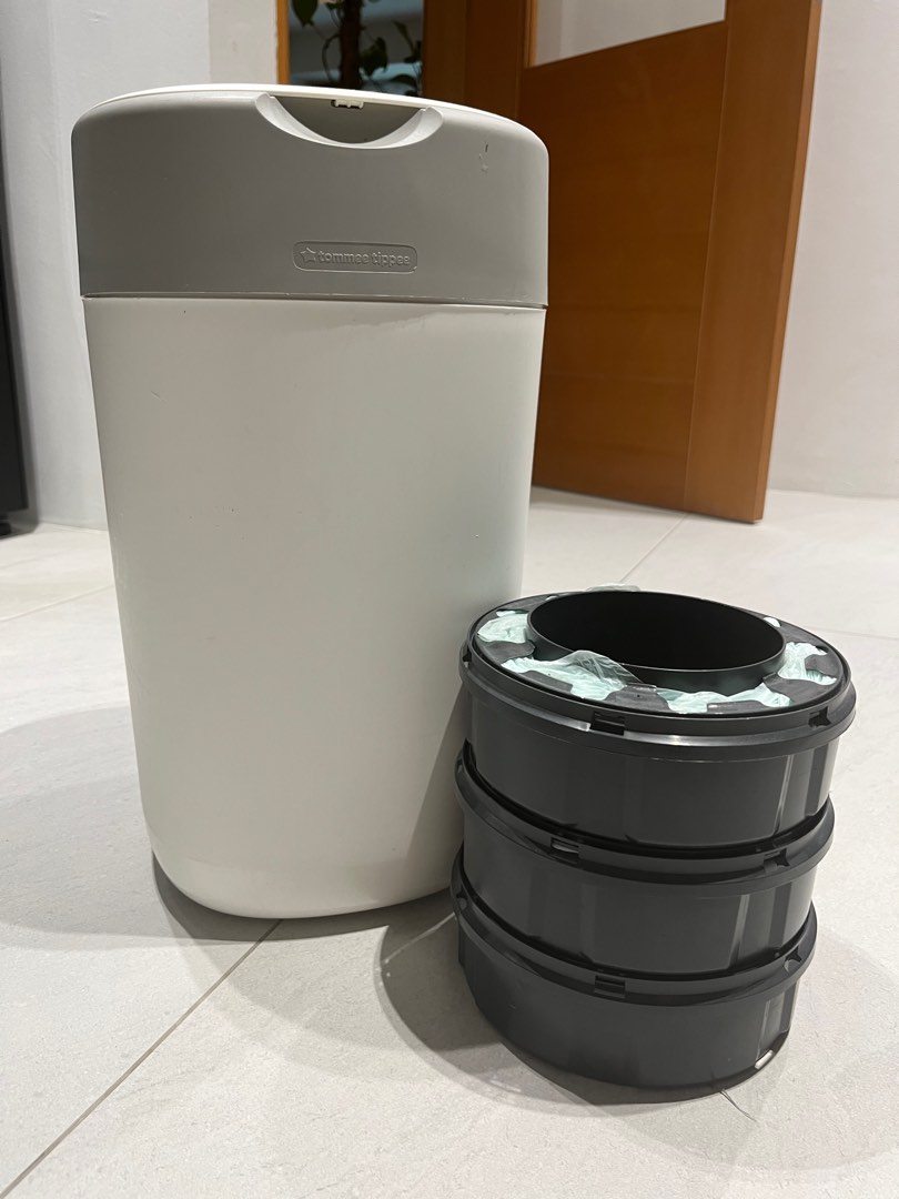 Tommee Tippee Sangenic Twist & Click Advanced Diaper Disposal Bin (3 ...