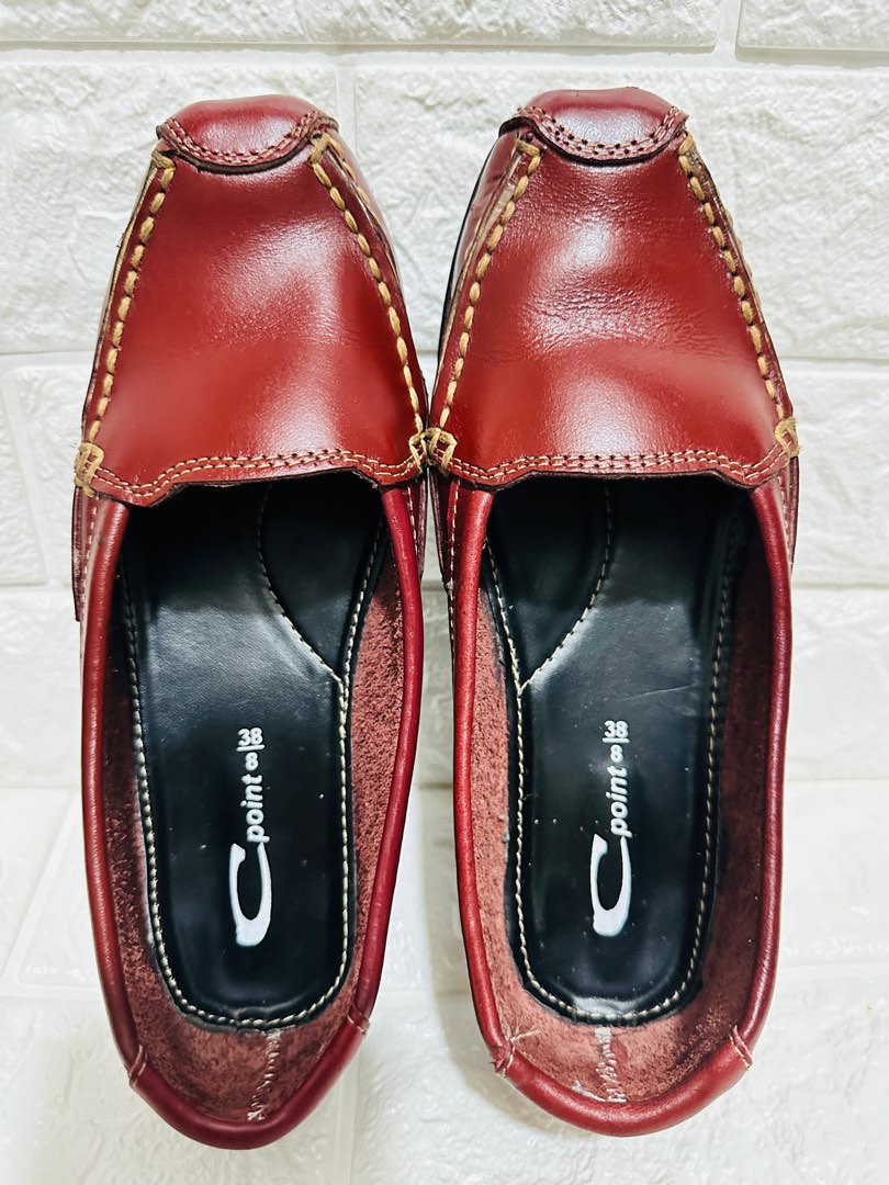 TOPSIDER SHOES FOR WOMEN MULES SLIP ON GENUINE LEATHER MARIKINA MADE ...