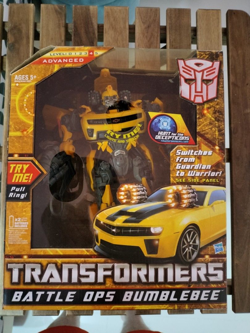 Transformer battle ops bumblebee, Hobbies & Toys, Toys & Games on Carousell