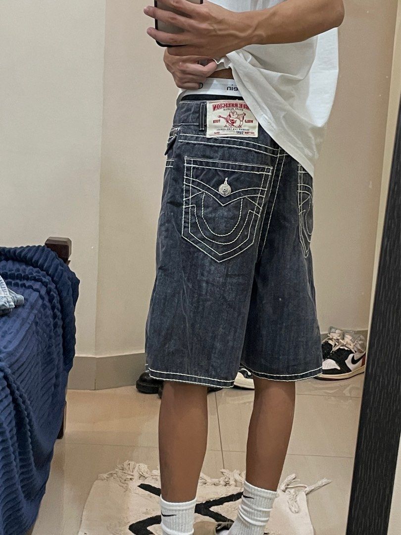 Tru Religion Jorts, Men's Fashion, Bottoms, Shorts on Carousell