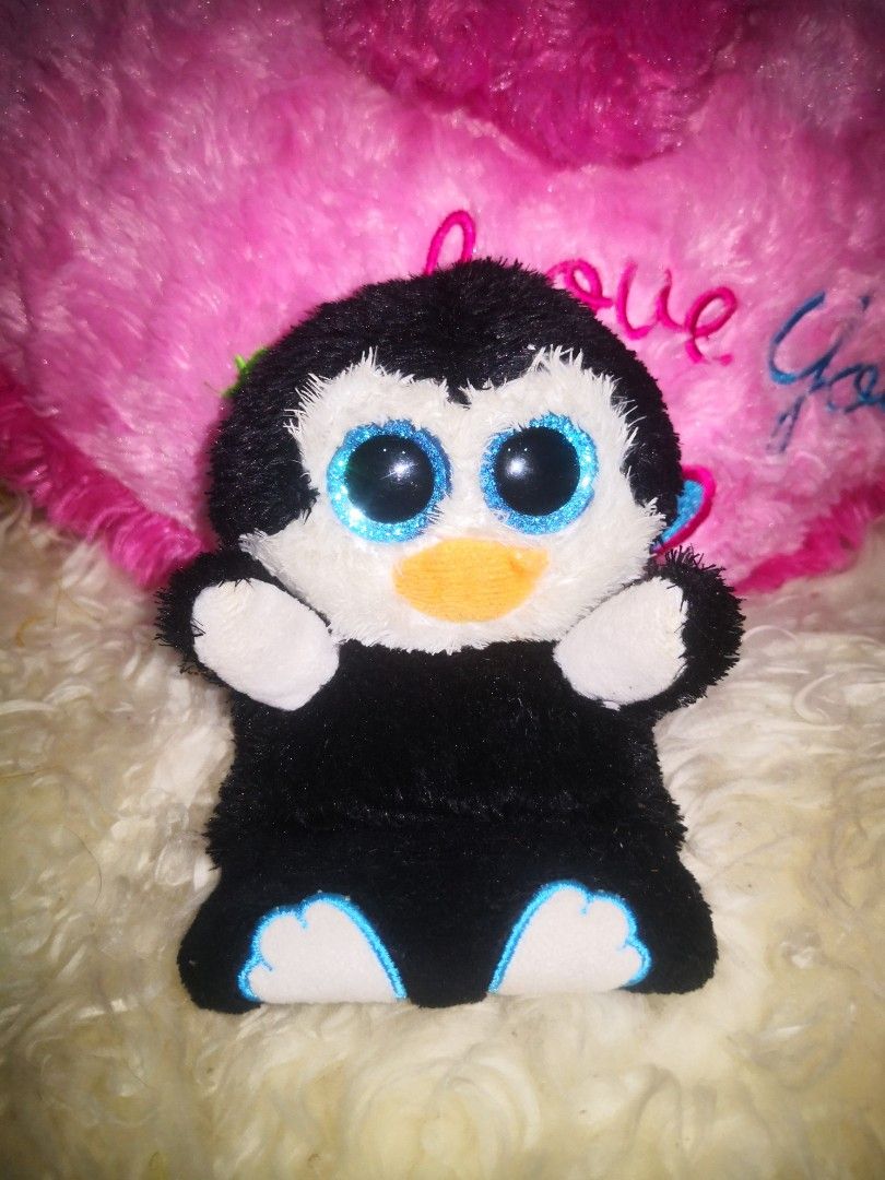 TY PENGUIN PHONE HOLDER, Hobbies & Toys, Toys & Games on Carousell