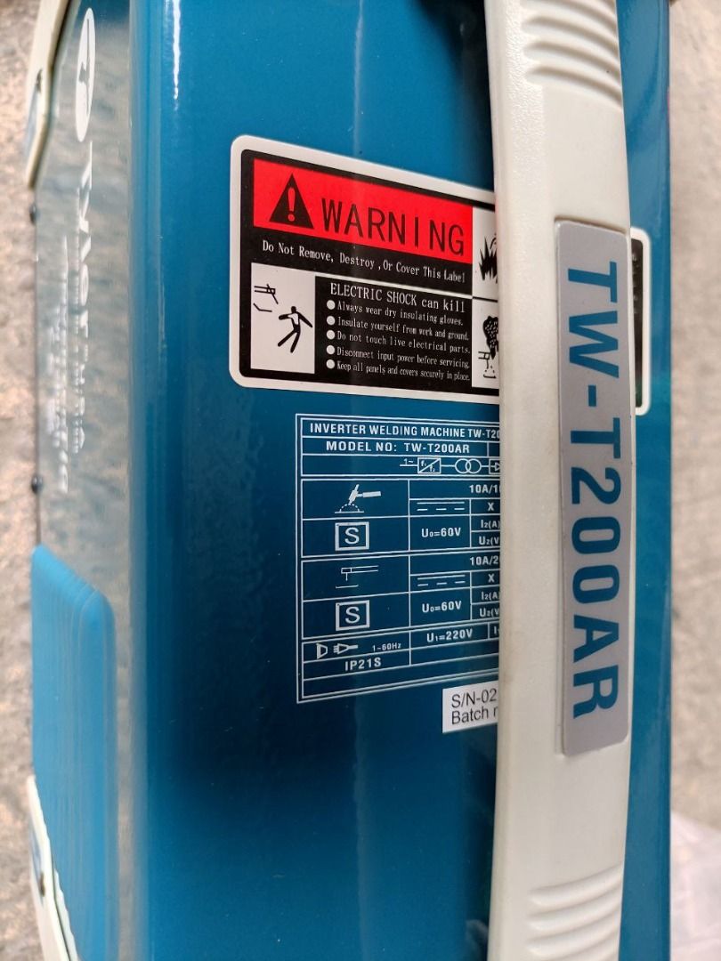 Tyler TW-T200AR Inverter TIG Welding Machine 160A, Commercial ...