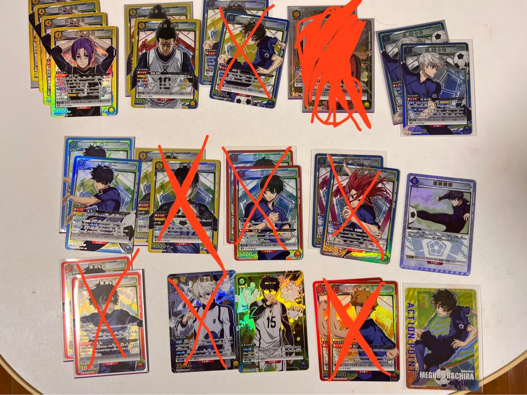 Union Arena Blue Lock 藍色監獄, 興趣及遊戲, 玩具 & 遊戲類 - Carousell