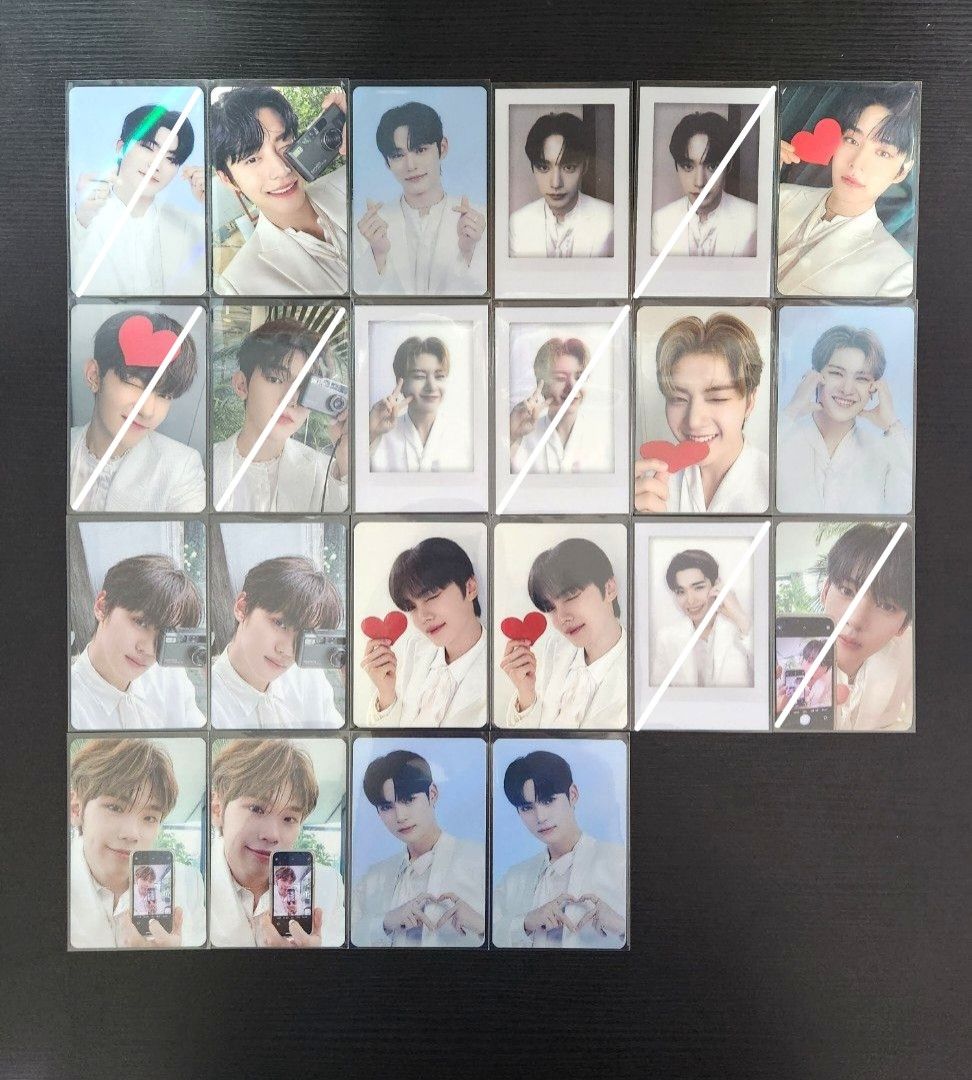 (Updated) WTS Zerobaseone ZB1 Fancon MD Trading card Hanbin Jiwoong Hao ...