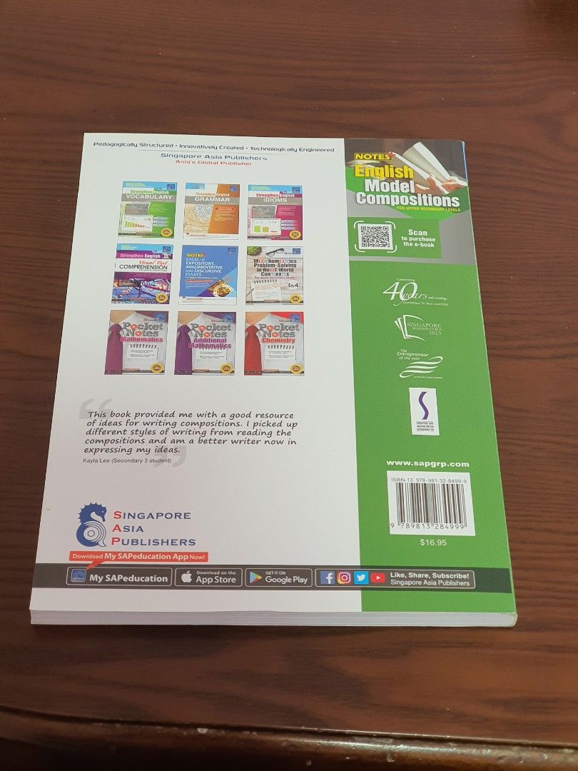 Upp Secondary English compo book, Hobbies & Toys, Books & Magazines ...