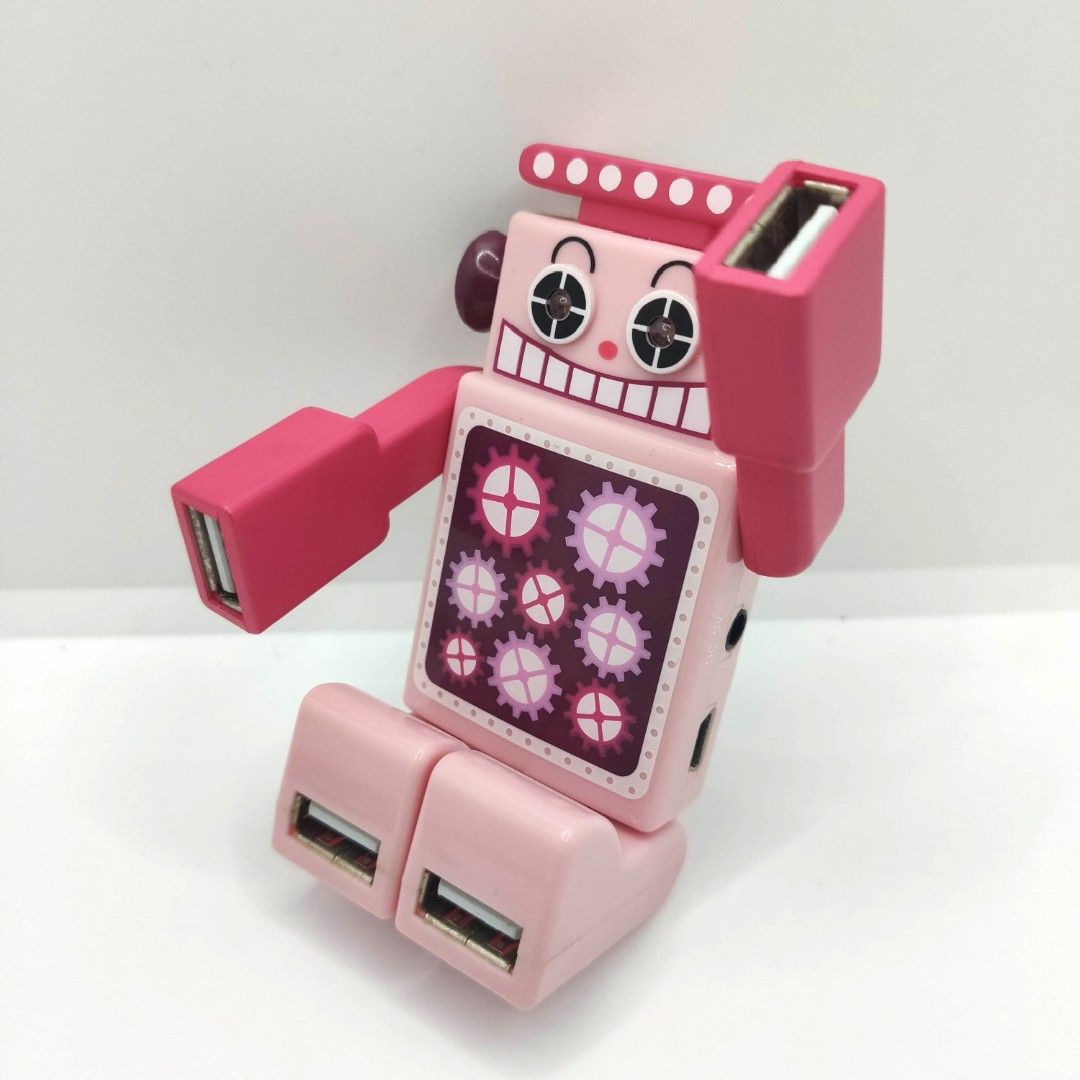 USB hub pink robot Tapas, Computers & Tech, Parts & Accessories, Other ...