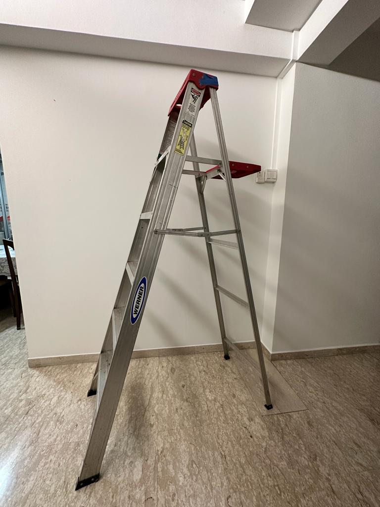 Used WERNER ladder from USA., Furniture & Home Living, Home Improvement ...