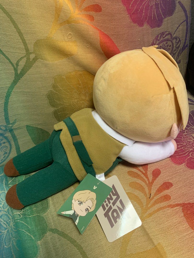 V / Kim Taehyung of BTS 35cm Tinytan Lying Plushie, Hobbies & Toys, Memorabilia & Collectibles ...
