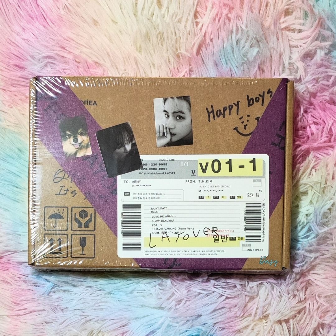 V (BTS) 'Layover' - Purple ver., Hobbies & Toys, Memorabilia & Collectibles, K-Wave on Carousell