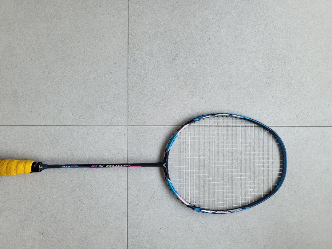 Victor Jetspeed 12 JS12 3UG5 Badminton Racket, Sports Equipment, Other ...