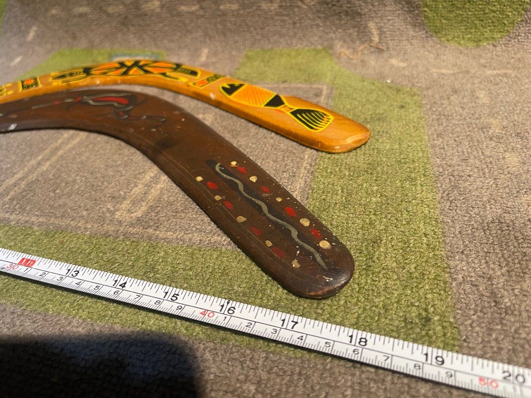 Vintage Australian Boomerangs made of wood sold each or take all 400 ...