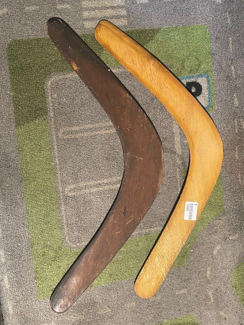 Vintage Australian Boomerangs made of wood sold each or take all 400 ...