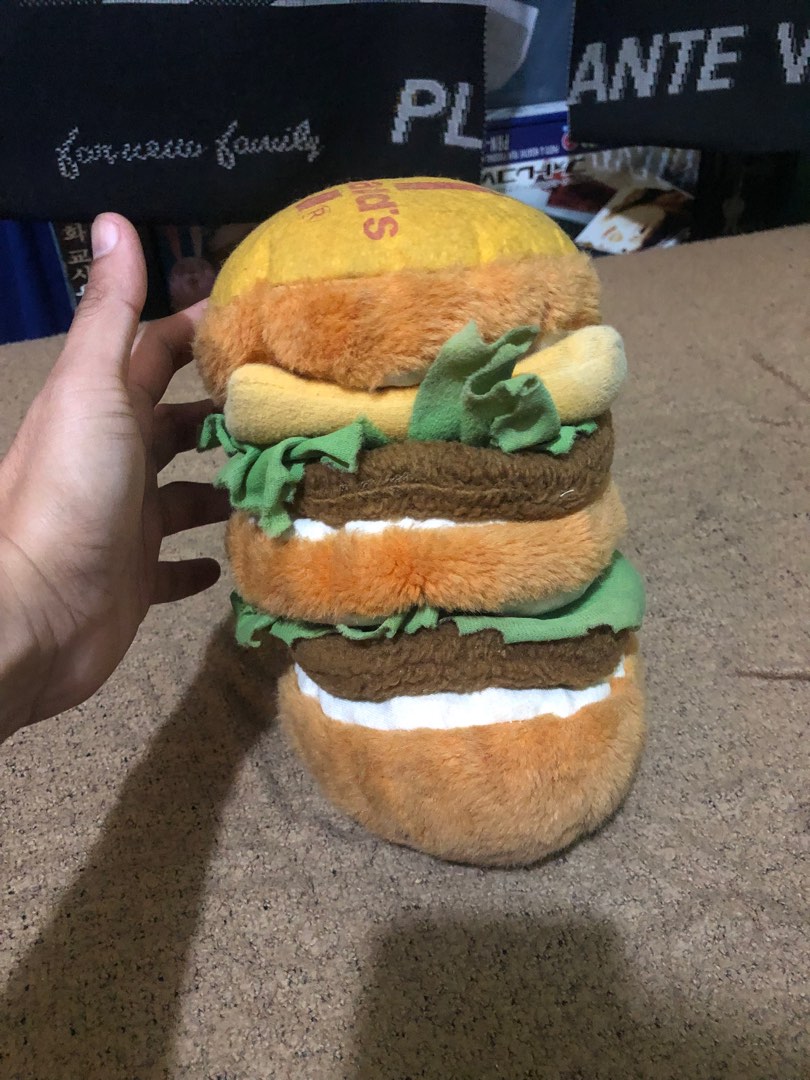 Vintage Large mc donalds big mac plush, Hobbies & Toys, Toys & Games on ...
