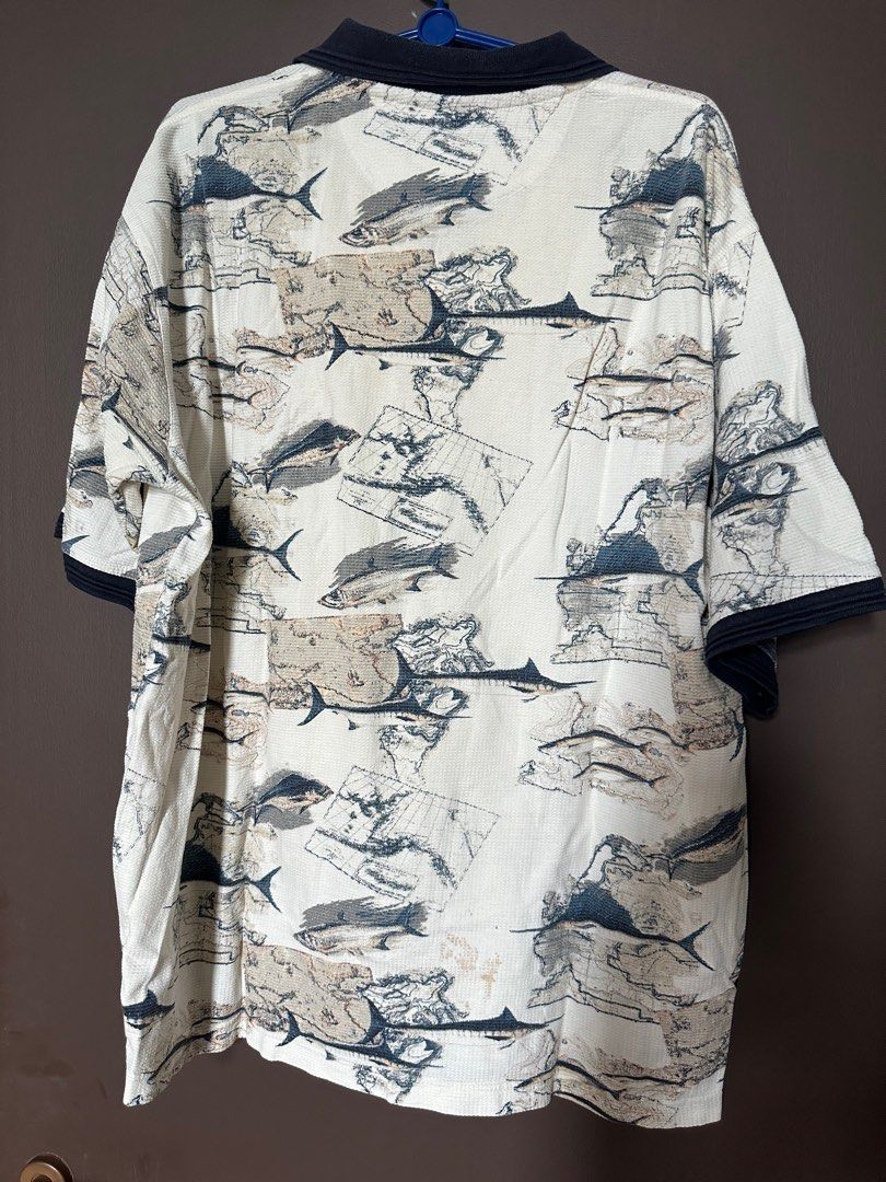 Vintage Thrifted Fish Polo T-Shirt, Men's Fashion, Tops & Sets, Tshirts ...