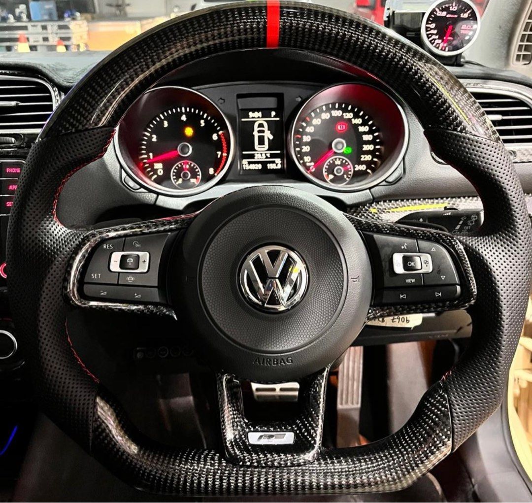 Volkswagen Steering Wheel, Car Accessories, Accessories on Carousell