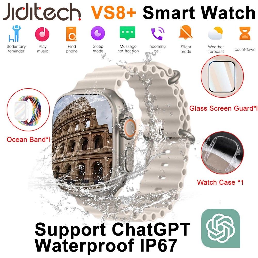 vs8 Ultra+ Waterproof Smartwatch, Men's Fashion, Watches & Accessories ...
