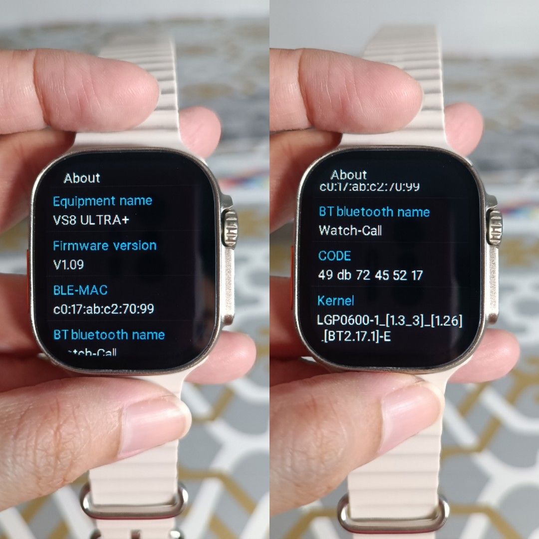 vs8 Ultra+ Waterproof Smartwatch, Men's Fashion, Watches & Accessories ...