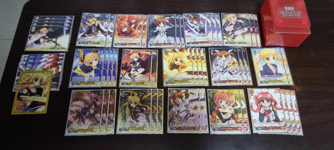Weiss Schwarz Complete Deck Nanoha Fate Vintage, Hobbies & Toys, Toys ...