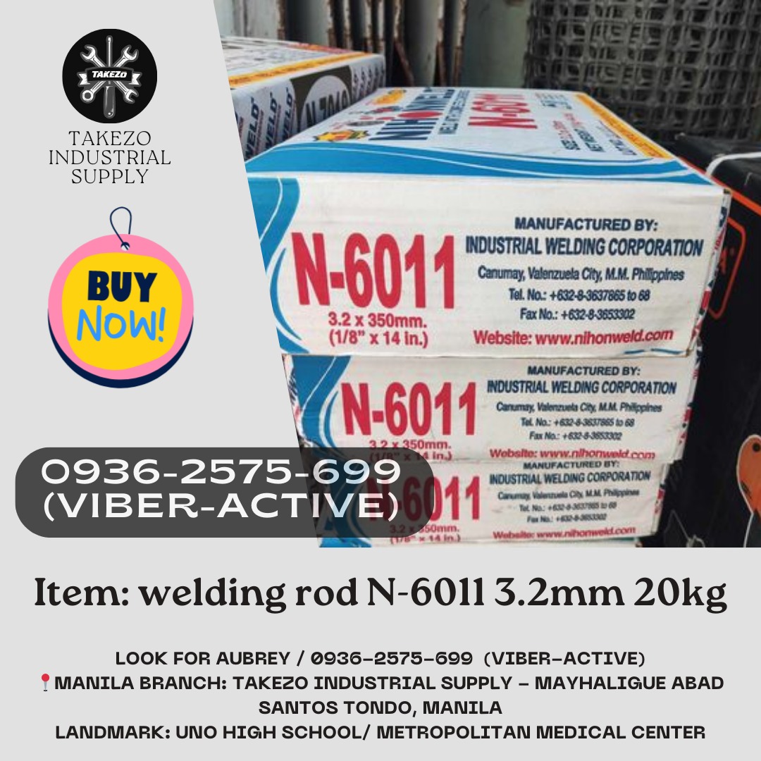 WELDING ROD N-6011 3.2mm 20kg, Commercial & Industrial, Construction ...