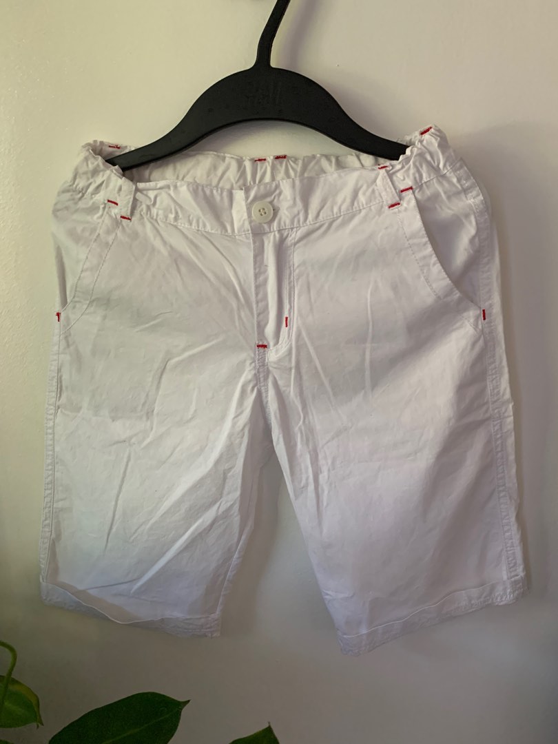White short, Babies & Kids, Babies & Kids Fashion on Carousell