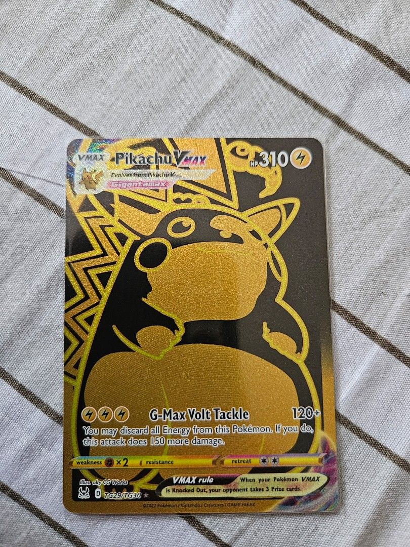 WTS > Pikachu VMAX Gold from Lost Origins. Pm me your offer., Hobbies & Toys, Toys & Games on ...