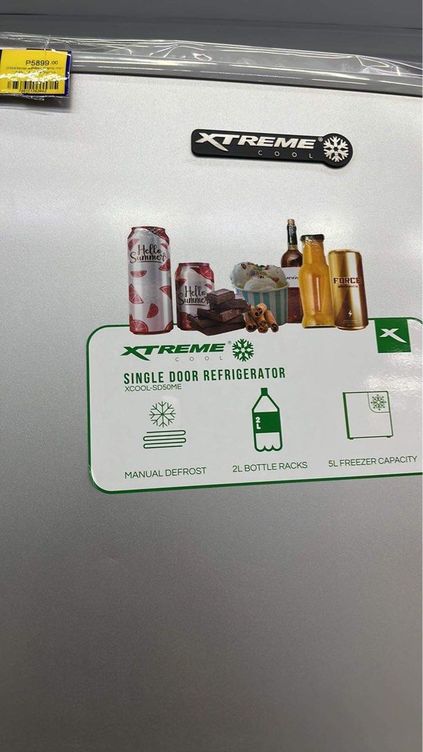 Xtreme single door refrigerator, Furniture & Home Living, Kitchenware ...