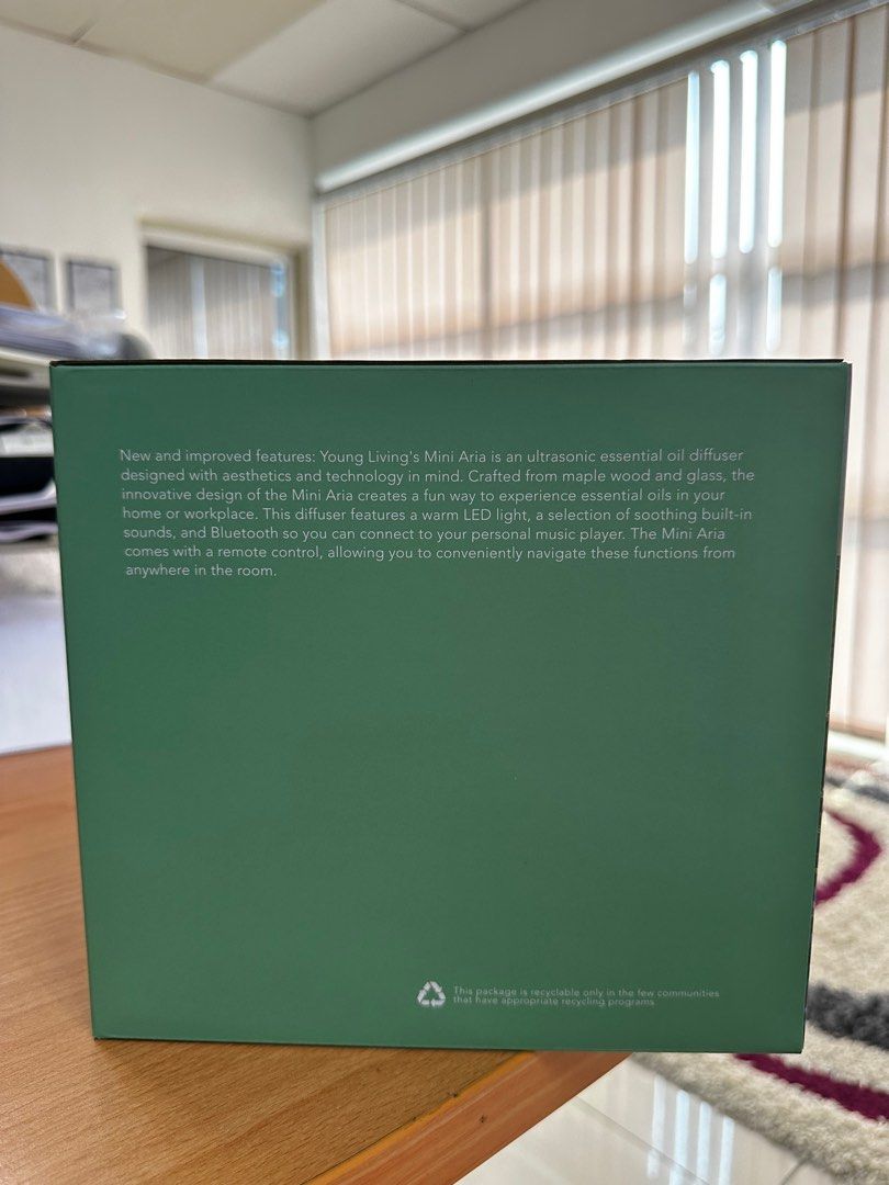 Young Living Mini Aria Diffuser, TV & Home Appliances, Air Purifiers ...