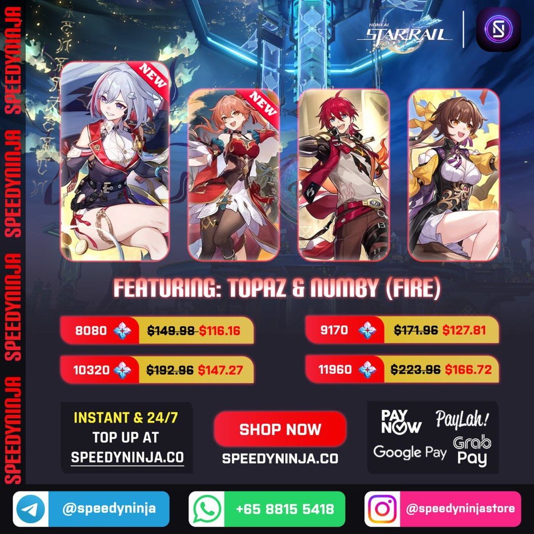 1.4 Phase 2: Ft. Topaz & Numby (Combat Type: Fire) and Seele (Combat ...