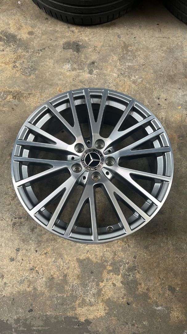 18" Mercedes Benz Original rims, Car Accessories, Tyres & Rims on Carousell