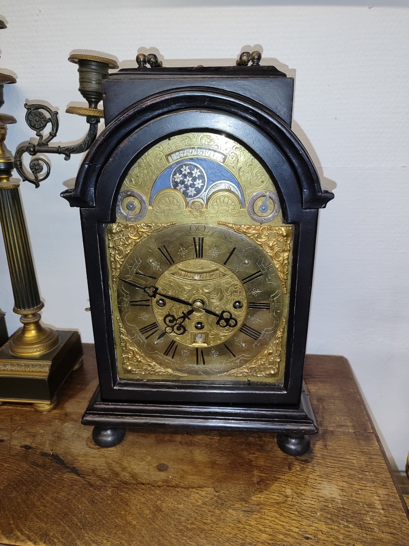 18th Century 3 train fusee clock - Grand Sonnerie, Furniture & Home ...