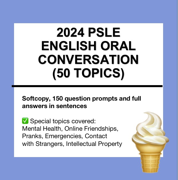 2024 PSLE English Oral Conversation Discussion Topics, Hobbies & Toys ...