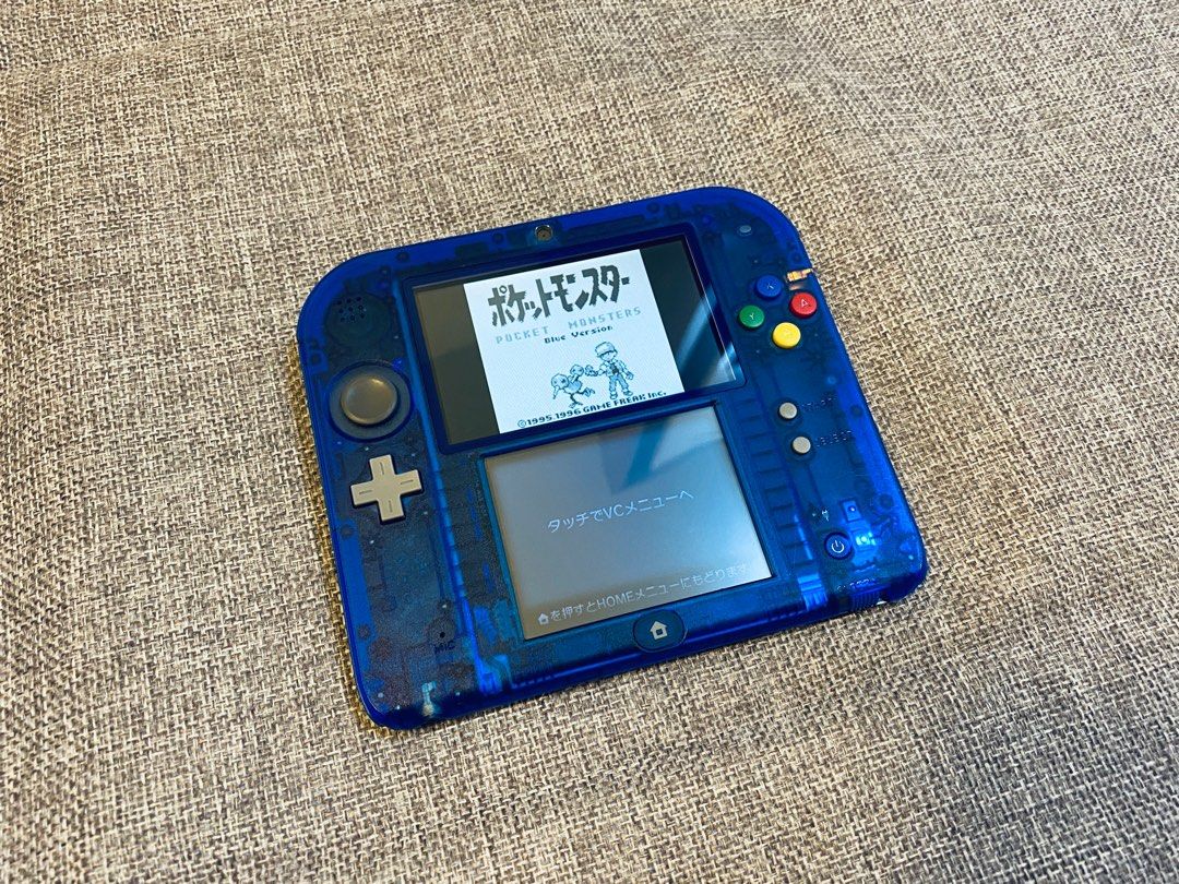 2DS Pokemon Blue 遊戲機 Game console 限量 限定 日版 Japanese version 寵物小精靈 寶可夢 ...
