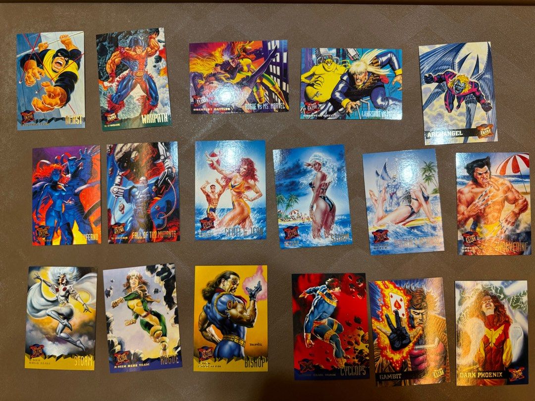 90s Comics Trading Cards, Hobbies & Toys, Toys & Games on Carousell