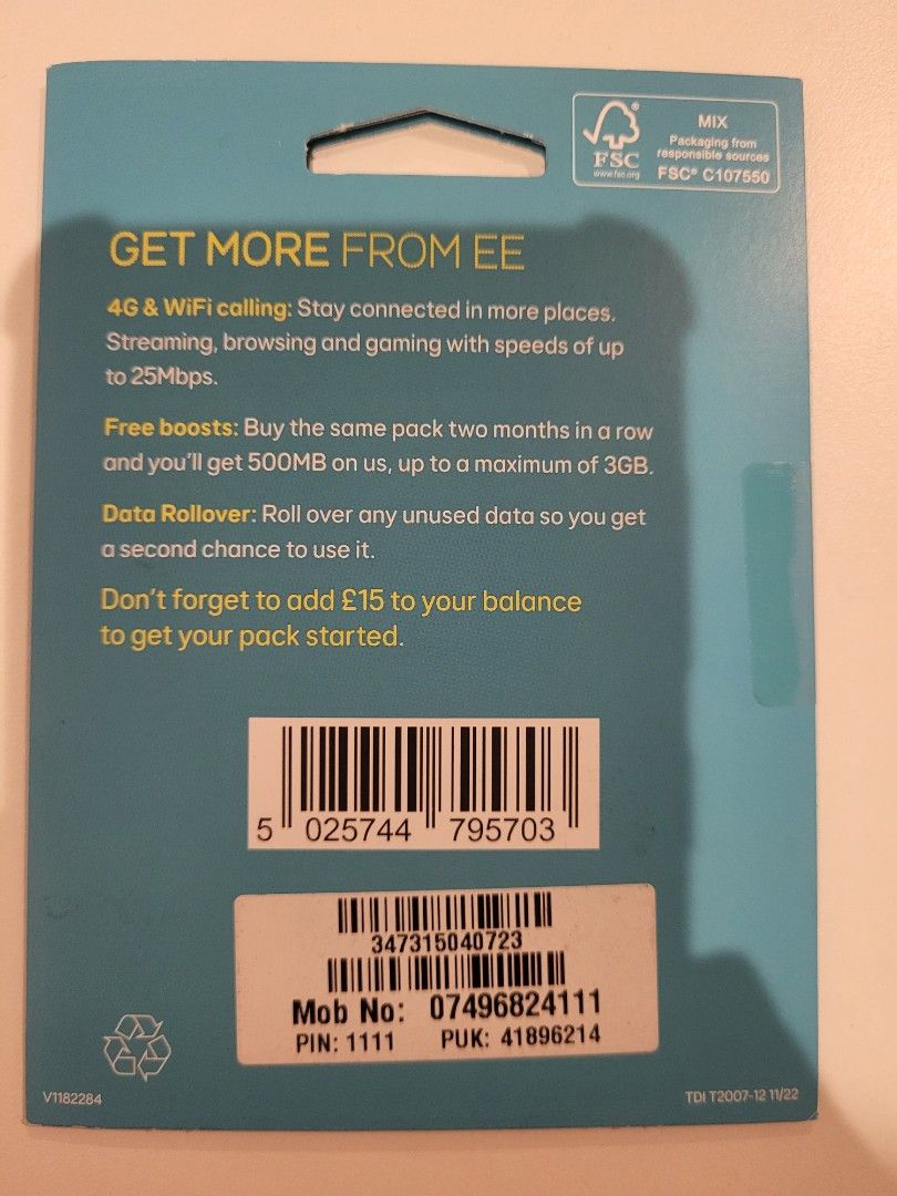 尾數 111 UK VIP Sim Card 英國靚號碼，可自由轉台，冇儲值額（只接受payme英國郵寄）, 手提電話, 電話及其他裝置配件 ...