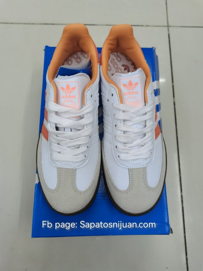Adidas Samba peach, Men's Fashion, Footwear, Sneakers on Carousell