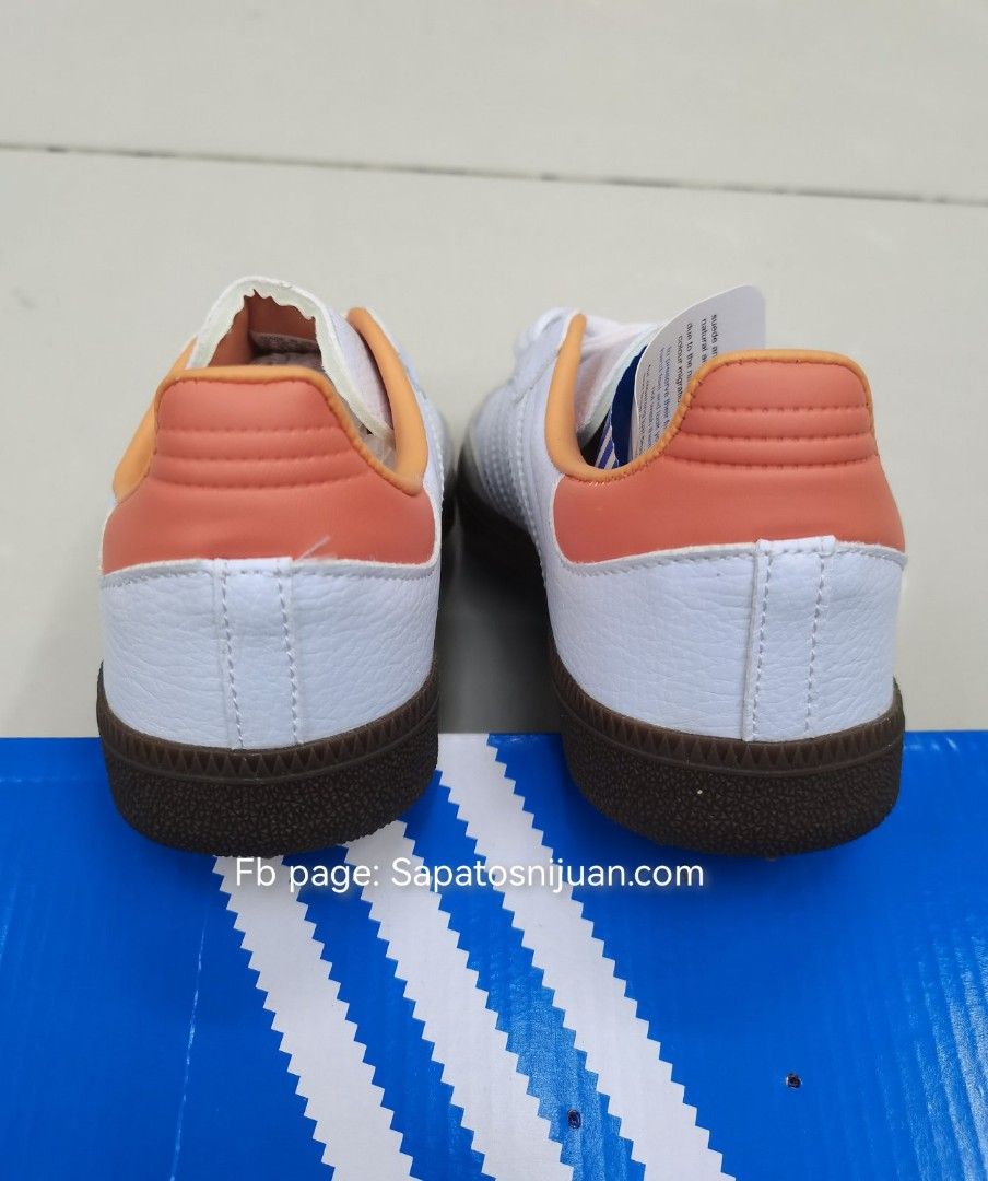 Adidas Samba peach, Men's Fashion, Footwear, Sneakers on Carousell